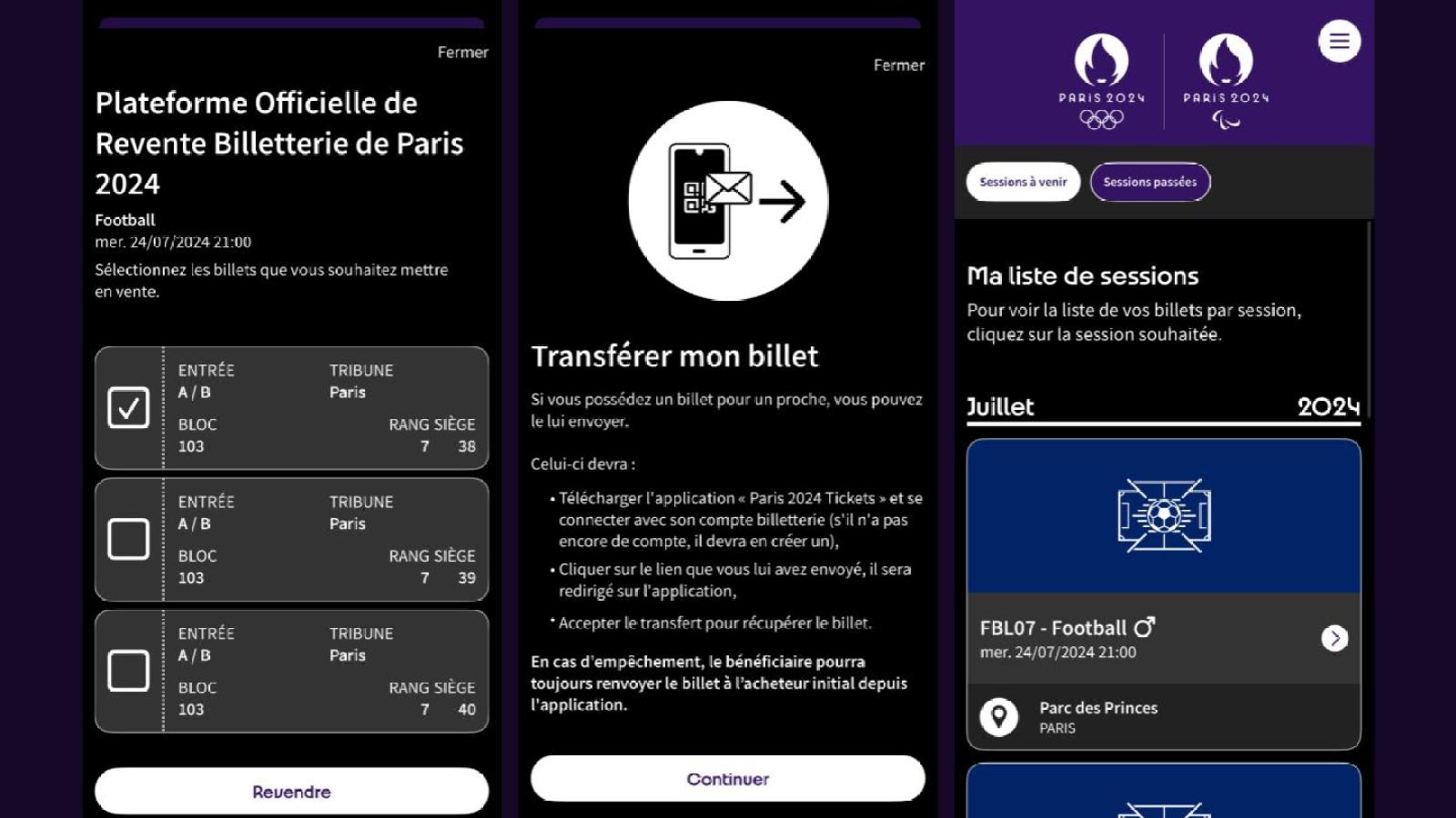 Accéder, vendre et transférer des billets JO : voici l'application ...
