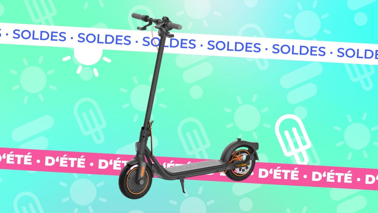 Ninebot F40I : cette trottinette puissante et endurante est à moitié ...