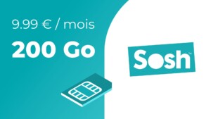 Sosh lance son forfait mobile de l’été : moins de 10 €/mois pour 100 Go, dont 40 Go à l’étranger