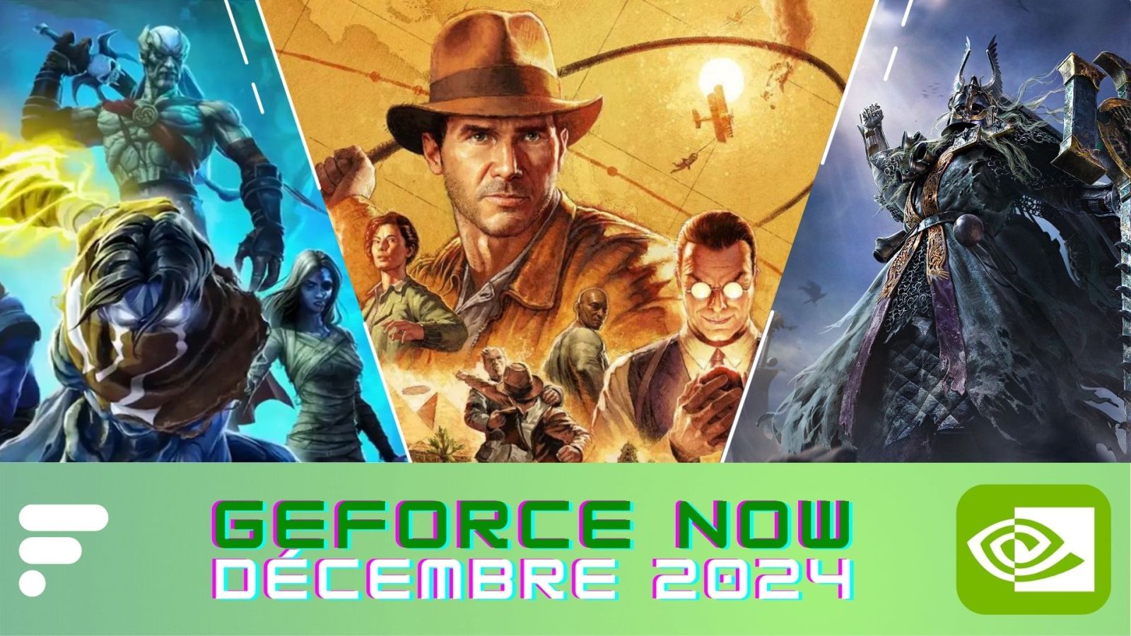 Nvidia GeForce Now en décembre 2024 : Indy donne un coup de fouet à ...