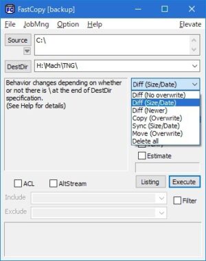 Télécharger FastCopy gratuitement sur Windows - Frandroid