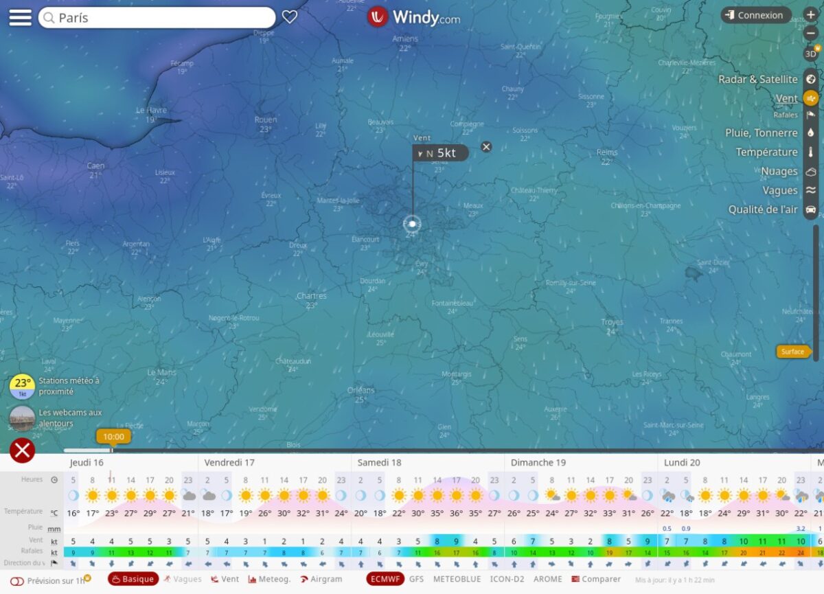 Télécharger Windy.com - Prévisions météo (Windyty) sur Android, Android (APK), iOS et en ligne ...