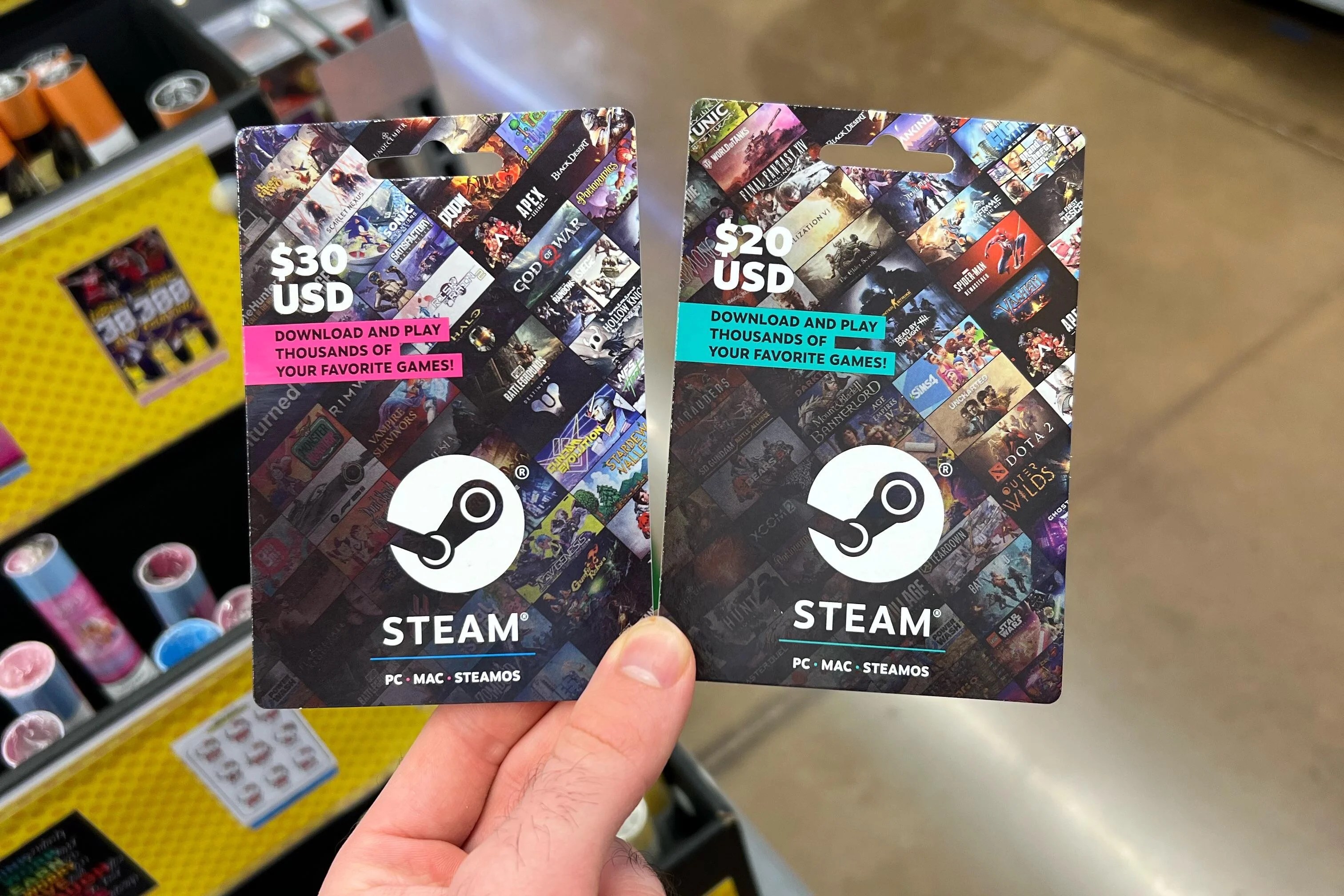 Valve annonce la disparition prochaine des cartes Steam physiques en ...