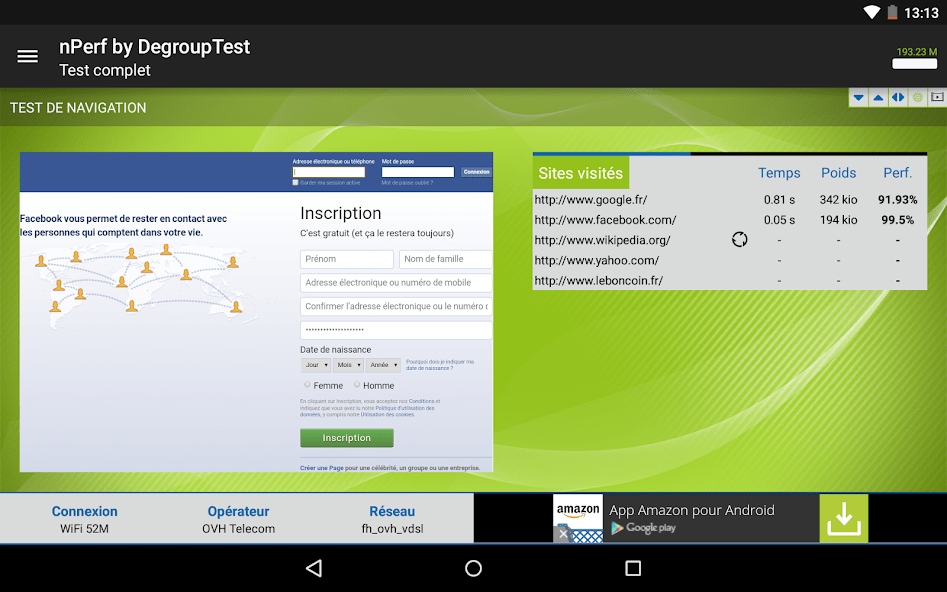 Télécharger nPerf – Test de débit 4G 5G WiFi gratuitement sur Android ...