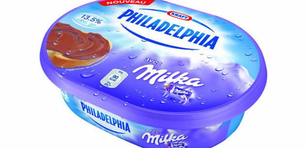 Le fromage Philadelphia sort en version... Milka