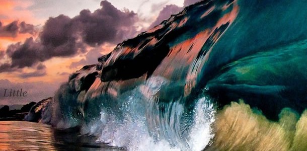 L'intérieur des vagues, les photos fascinantes de Clark Little ...