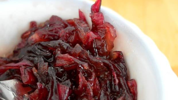 Les oignons rouges confits — La recette