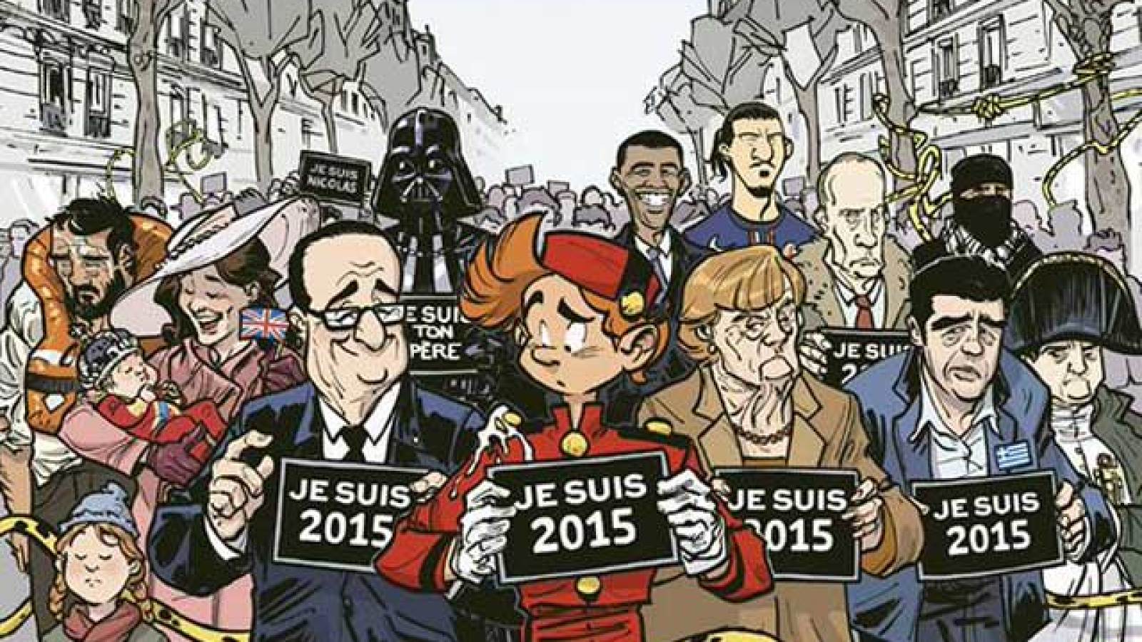 « Spirou » résume 2015 et rend hommage à « Charlie Hebdo » dans « Groom ...