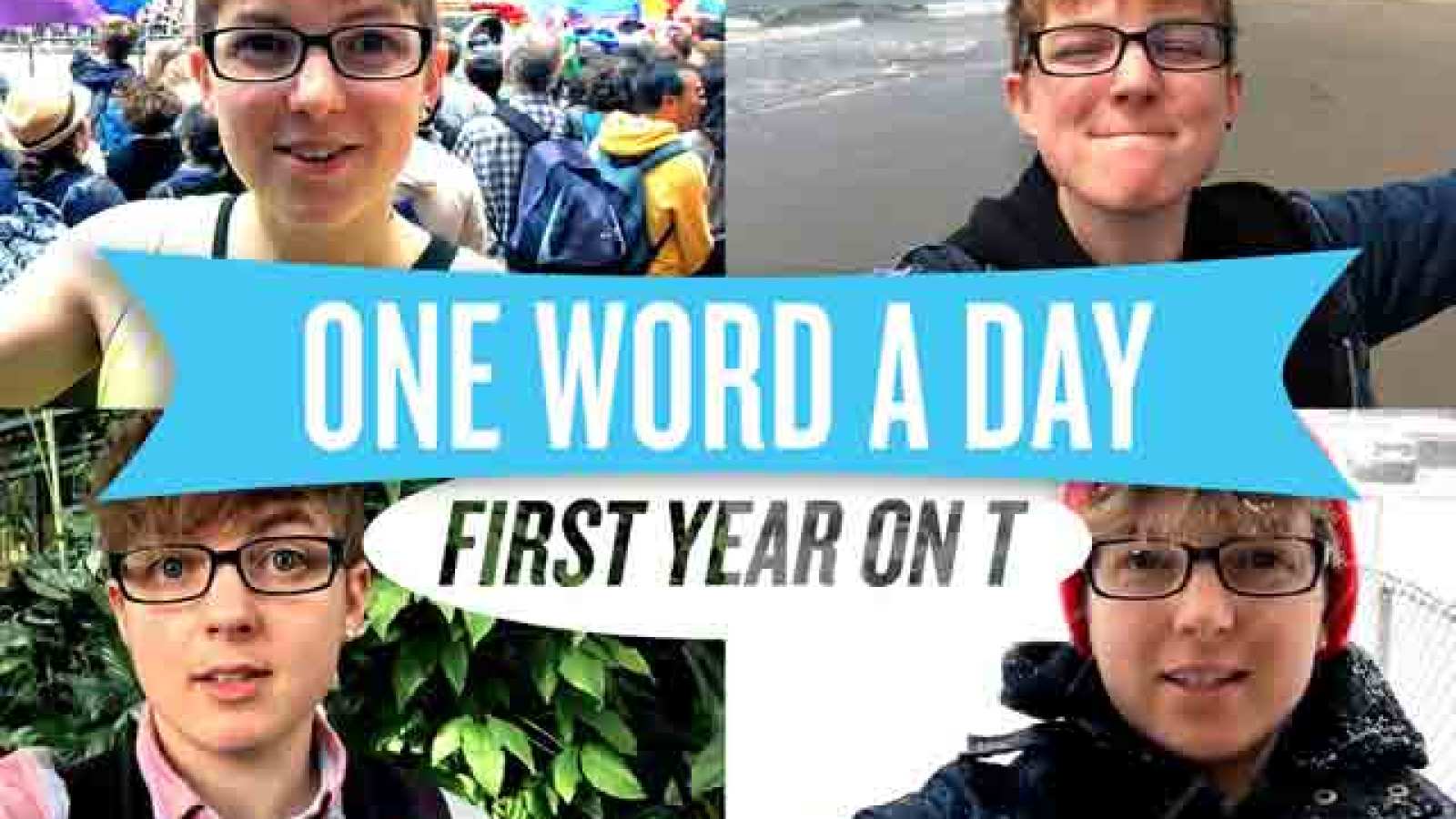 Un jeune homme trans récite un poème de 365 mots composé d'un mot par ...