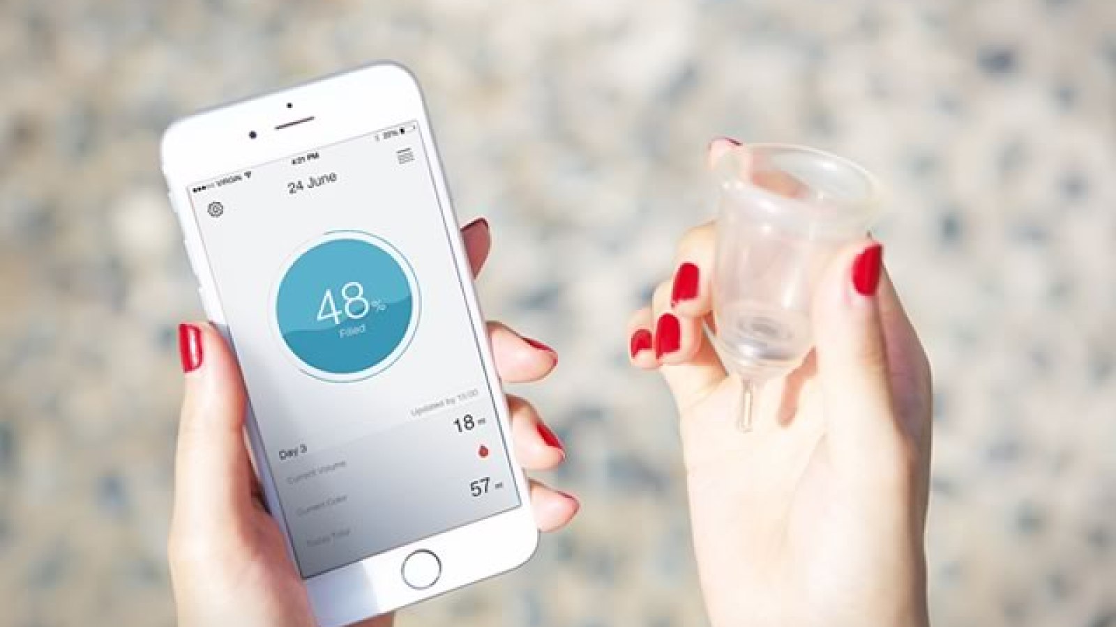 Looncup, la coupe menstruelle du futur qui analyse la santé de ta ...