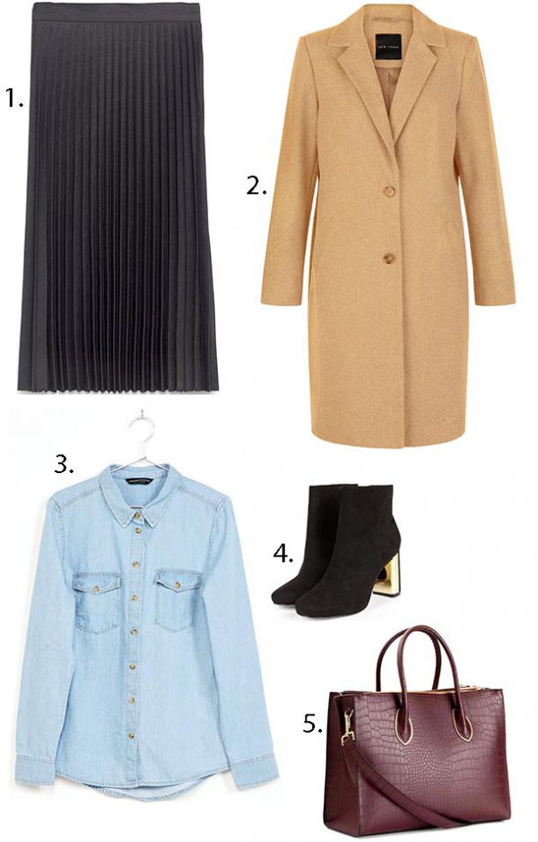 Jupe plissée : trois looks pour l'automne 2016