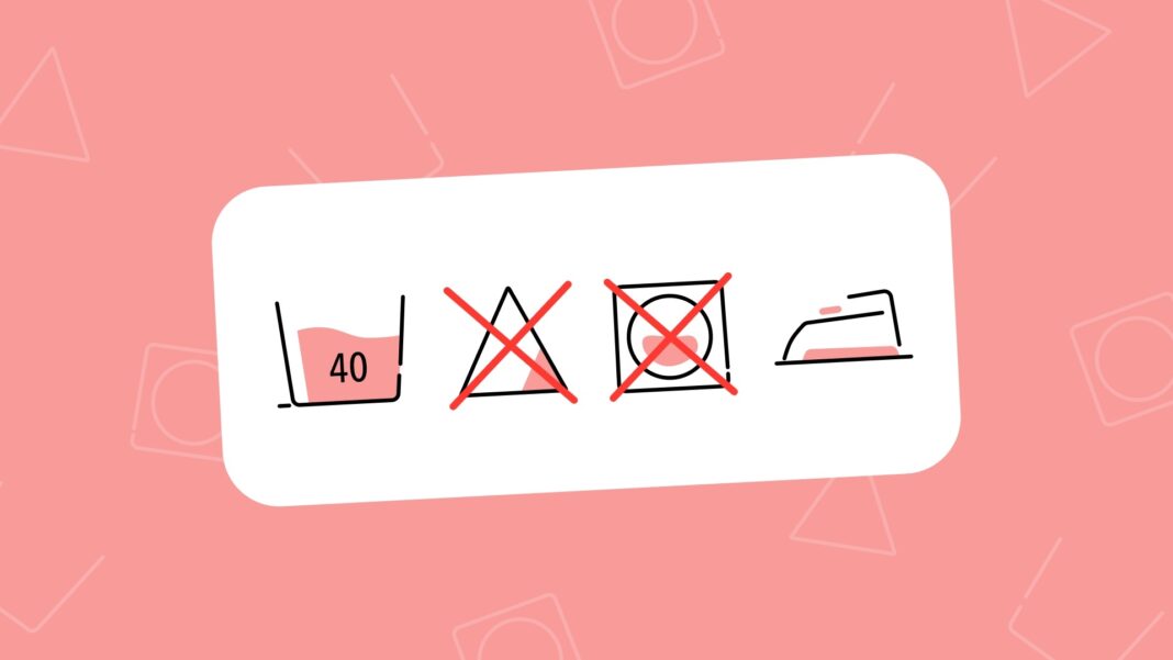 Laver le linge : symboles de lavage sur les étiquettes vêtements