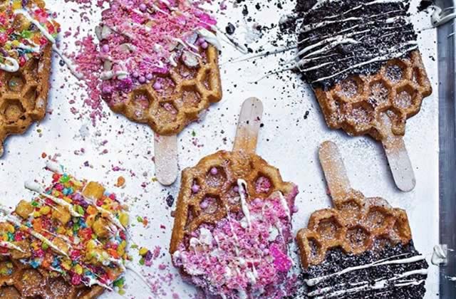 Les waffle pops donnent envie de s'acheter un gaufrier