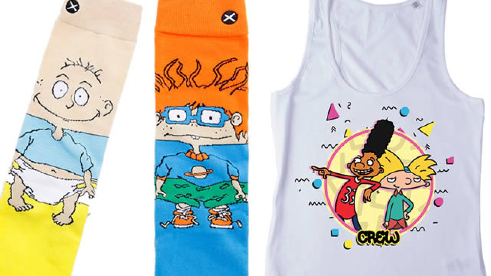 Collection mode dessins animés Nickelodeon des années 90