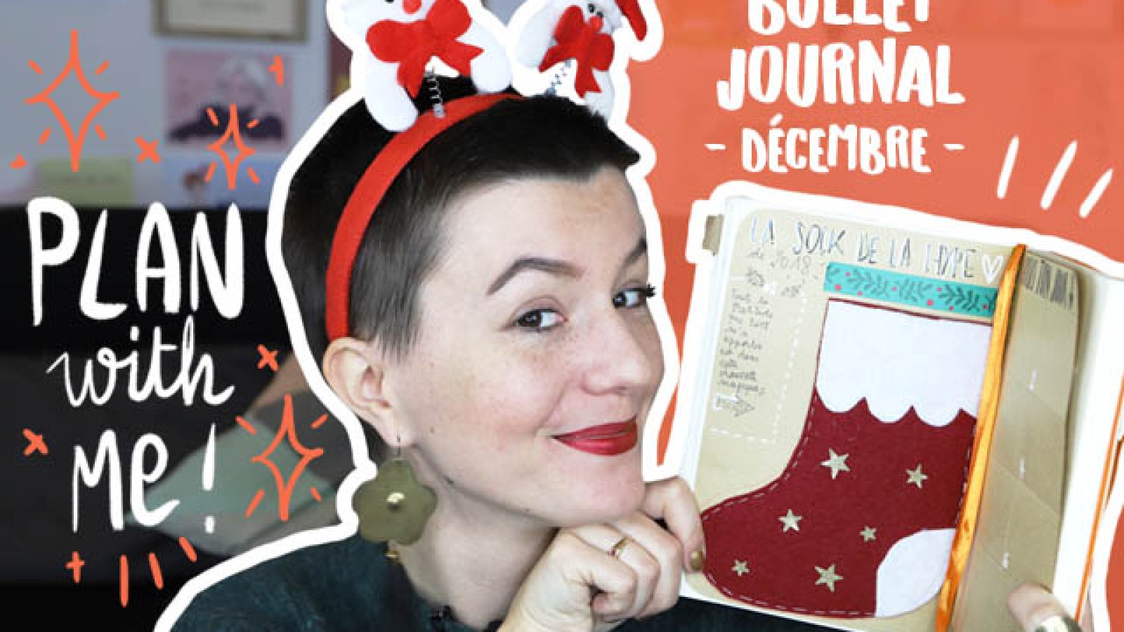 Vidéo Plan with me — Bullet journal de décembre d'Elise Francisse