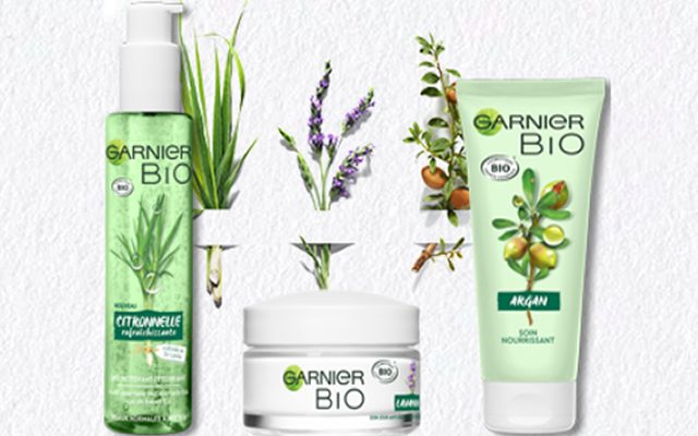 Garnier Bio est la nouvelle marque bio et éco-responsable de Garnier