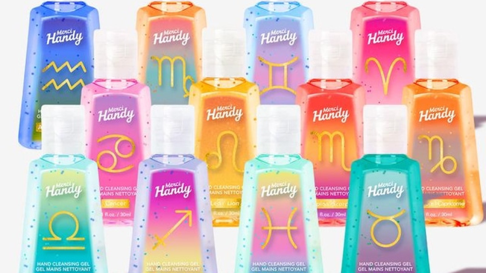 Gel Merci Handy signe du Zodiaque : la collection limitée