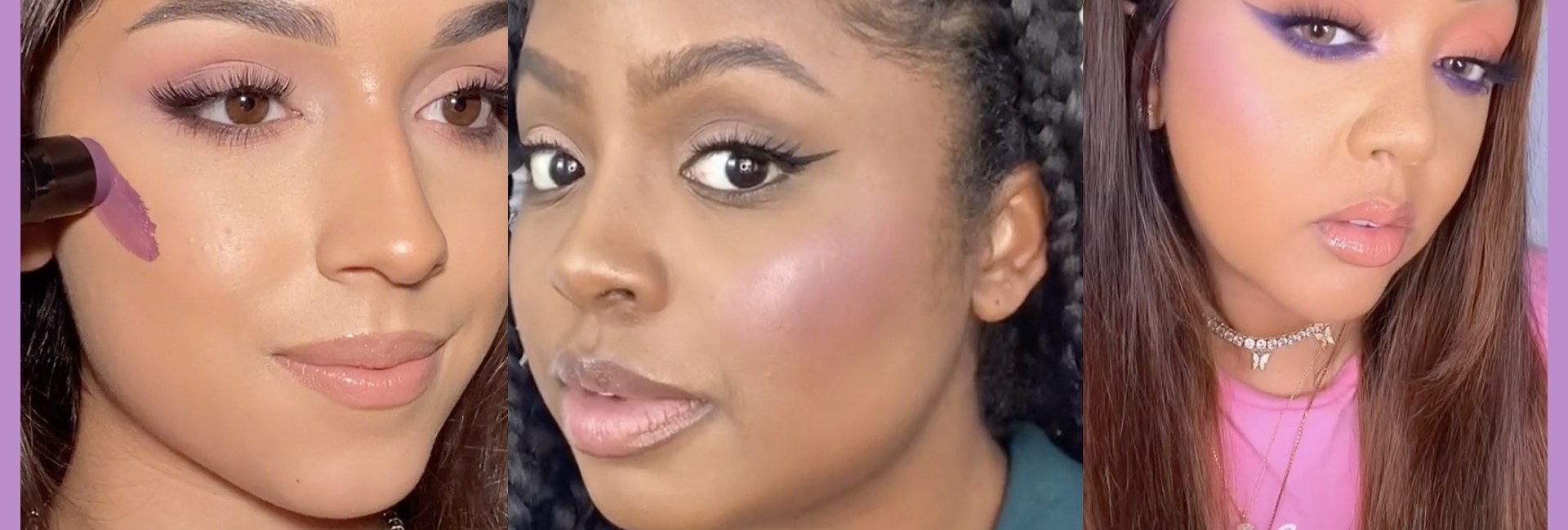 On voit de plus en plus de blushs violets, mais sont-ils si faciles à ...