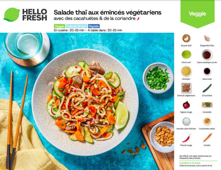3 recettes HelloFresh prêtes en 30 min, c'est le challenge que j'ai ...