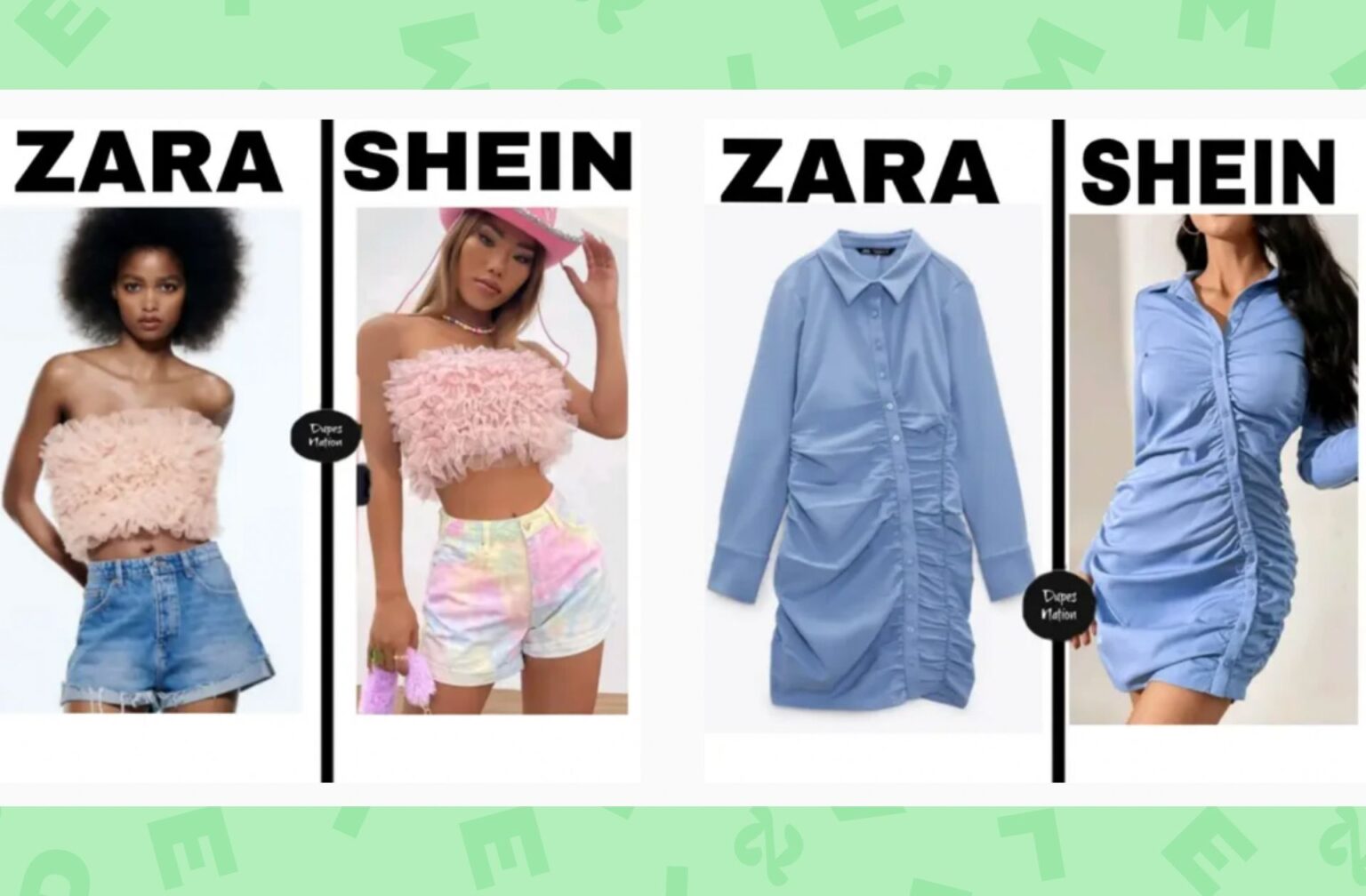 Shein copie même Zara, signe que l'ultra fast-fashion dépasse déjà la ...