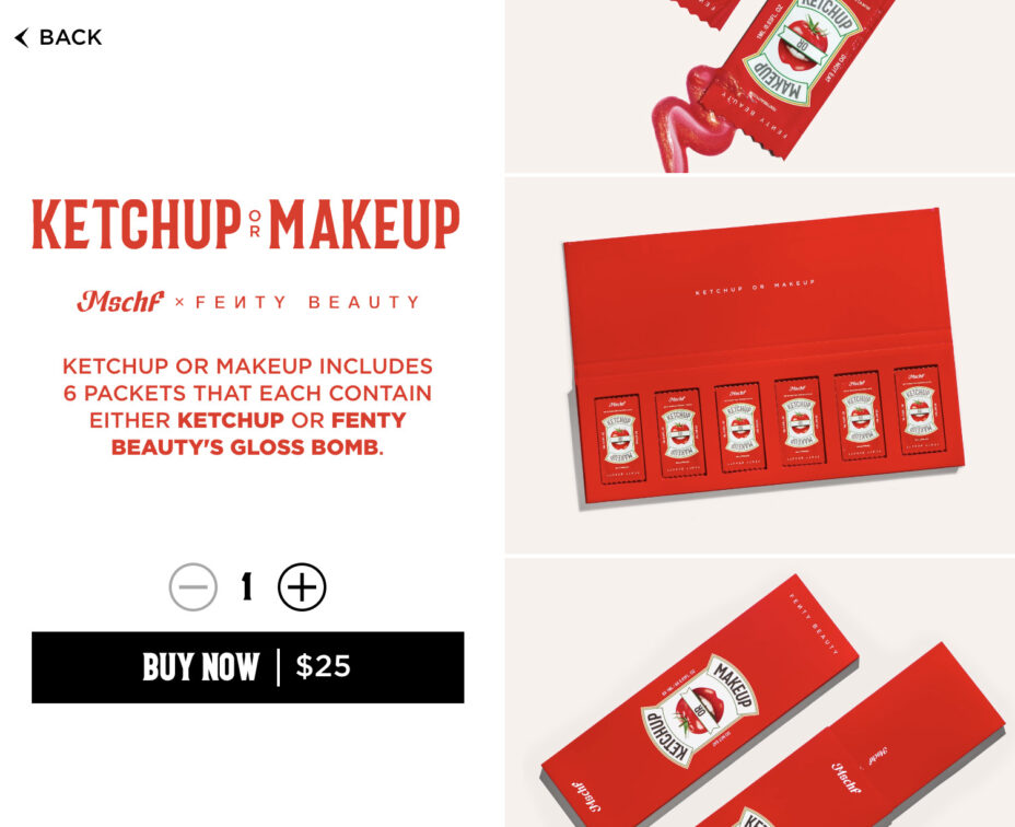 Rihanna's Fenty Beauty releases Russian roulette "gloss or ketchup" with MSCHF artists - The ...