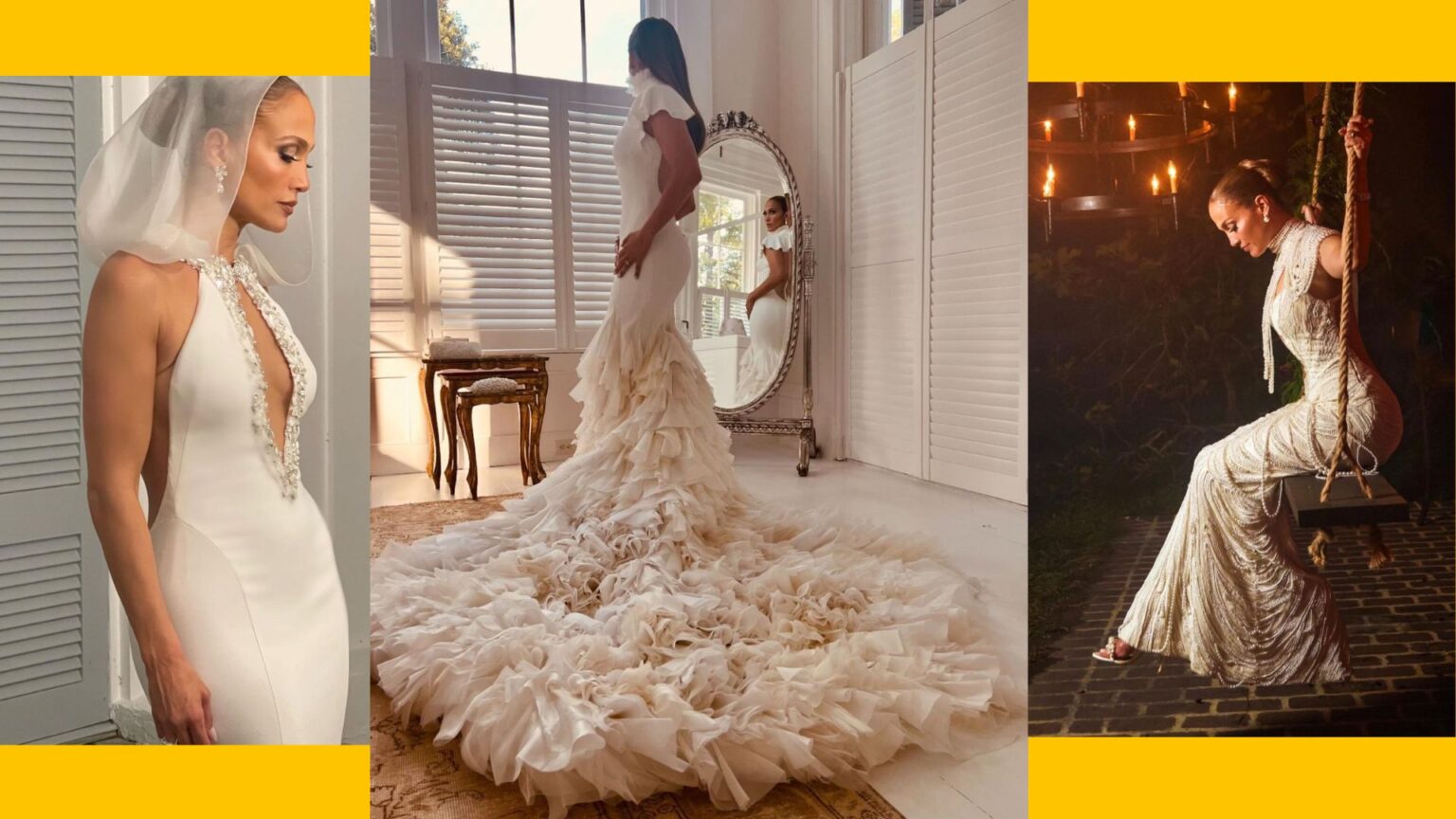 Jennifer Lopez redit déjà « oui » à Ben Affleck, dans 3 nouvelles robes ...