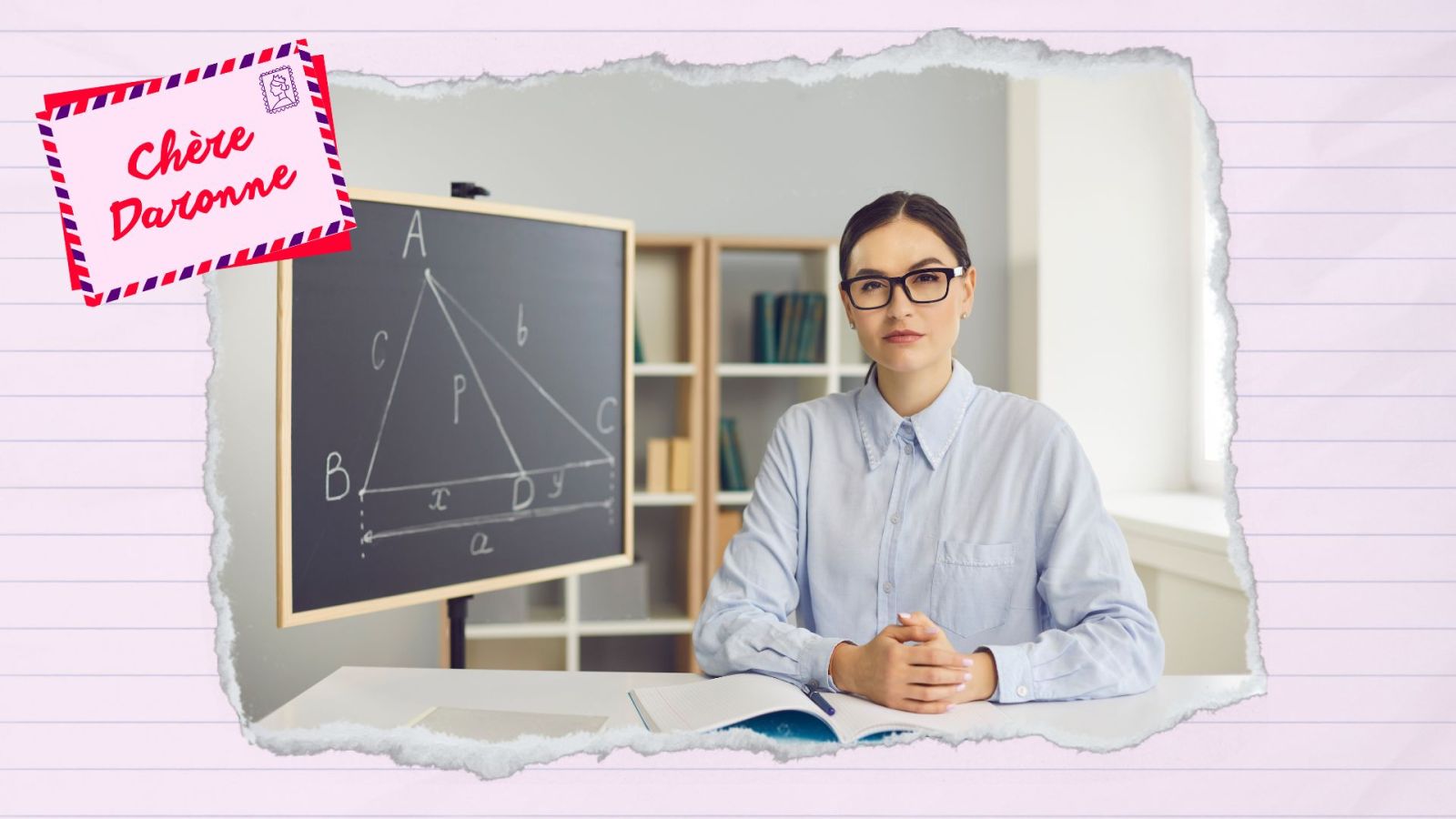 La maîtresse de mon fils est trop sévère, je vais la voir pour calmer ...