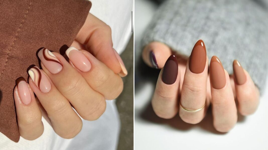 La tendance vernis marron glacé nous rappelle que l'automne est proche ...