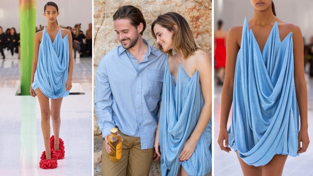 Emma Watson fascine avec sa robe qui vole autour d'elle, comme par ...