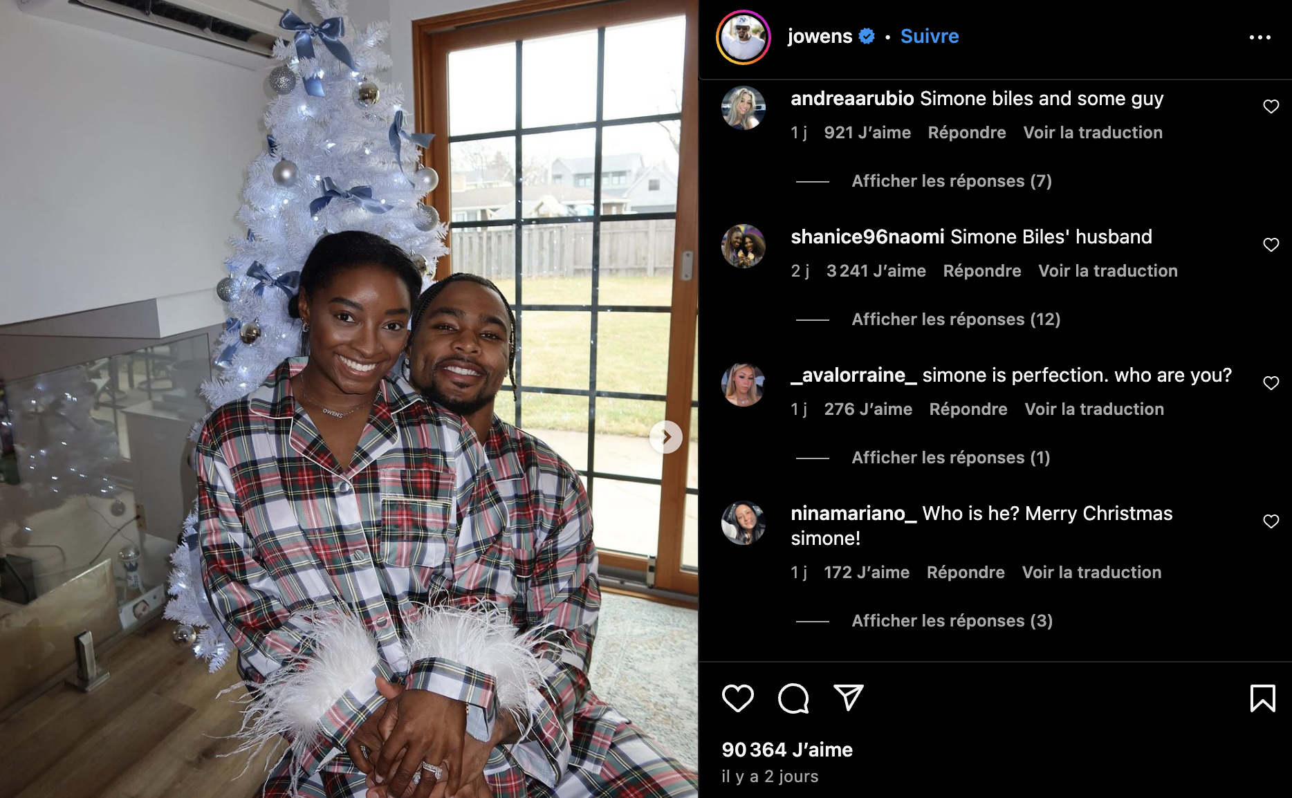 Le mari de Simone Biles estime être le vrai « trophée » du couple, ce ...
