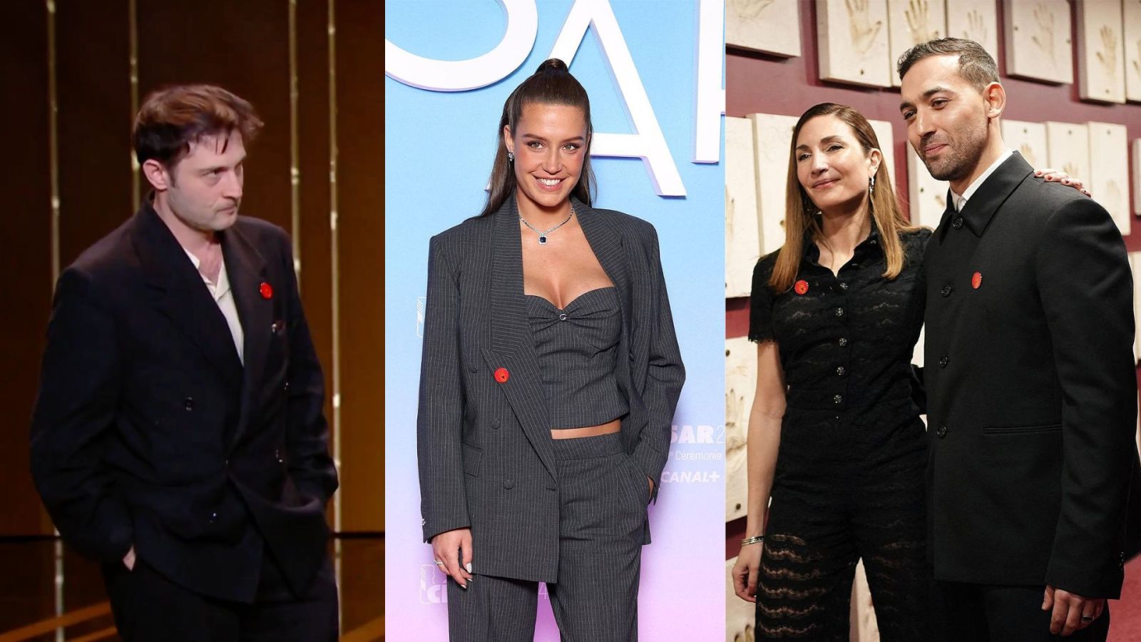 César 2024 : que signifie le pin's rouge porté par des stars durant la ...