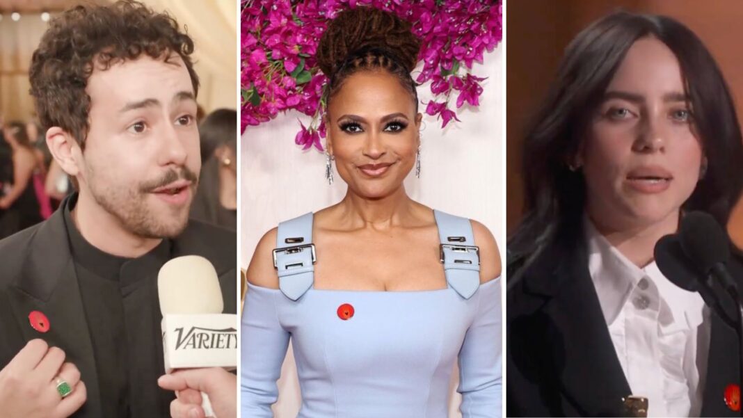 Oscars 2024 : pourquoi les stars portaient un pin's rouge durant la ...
