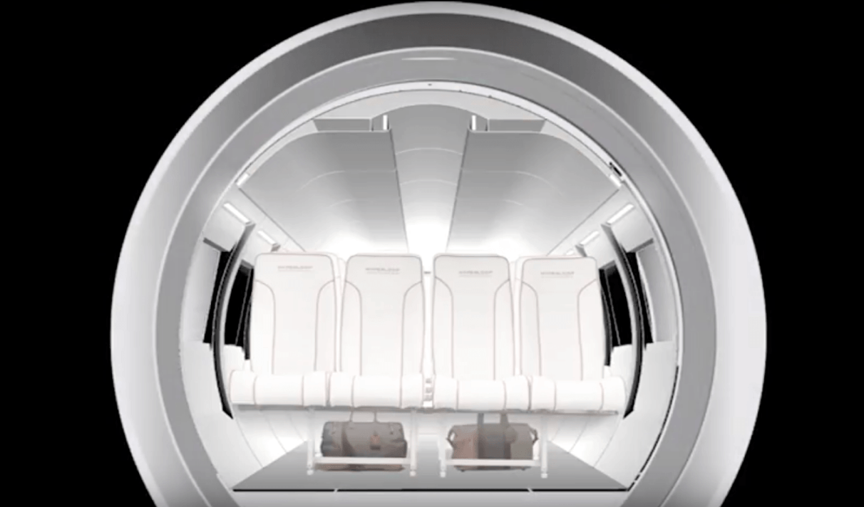 La première capsule Hyperloop peut transporter jusqu'à 40 personnes