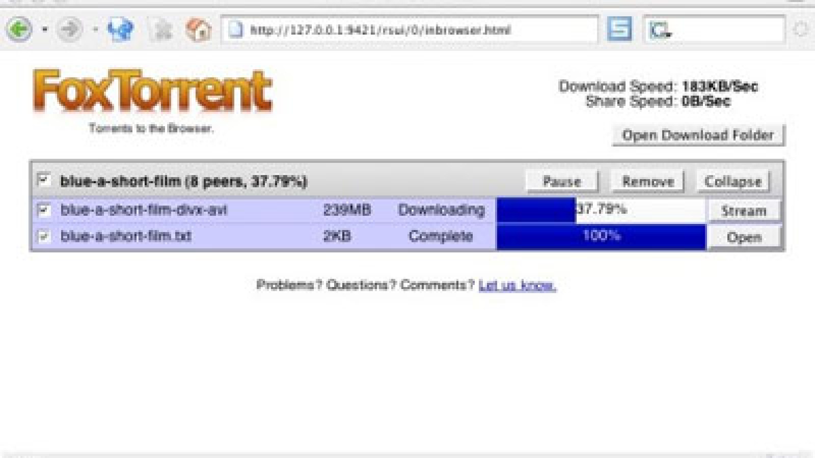 FoxTorrent : Firefox et BitTorrent réunis - Numerama