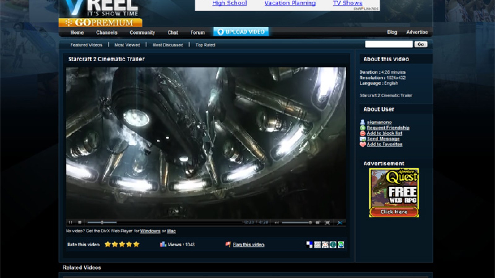 Vreel (Divx en streaming) : la nouvelle bêta en test pendant 24H - Numerama