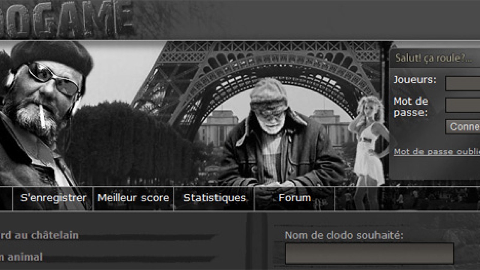 Clodogame : le gouvernement veut vous interdire de jouer au SDF - Numerama