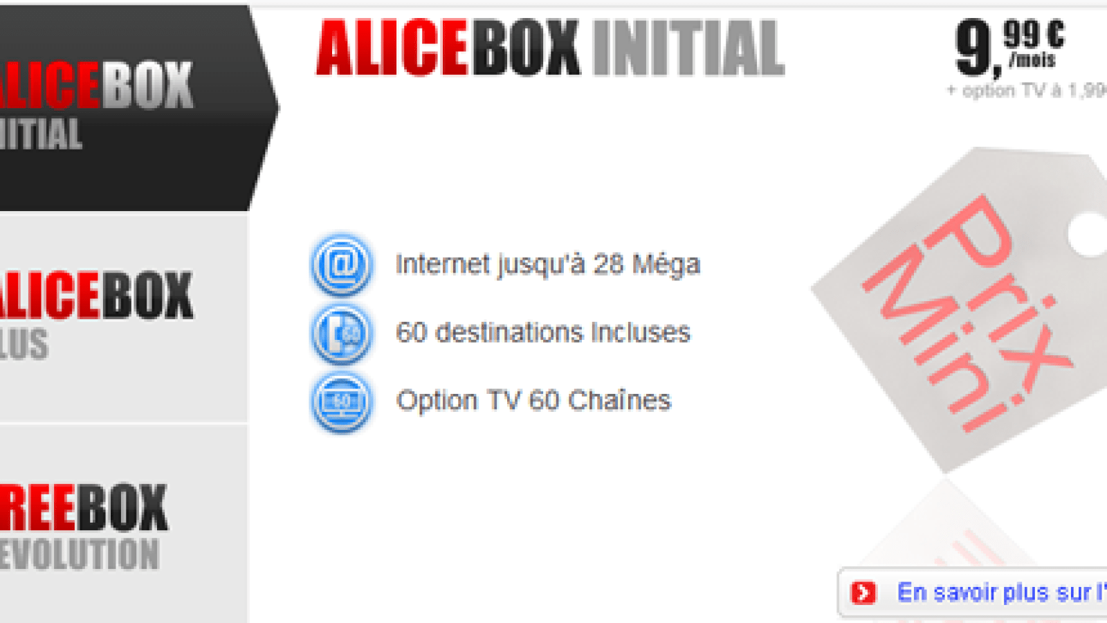 Alice lance une AliceBox ADSL à 9,99 euros par mois - Numerama