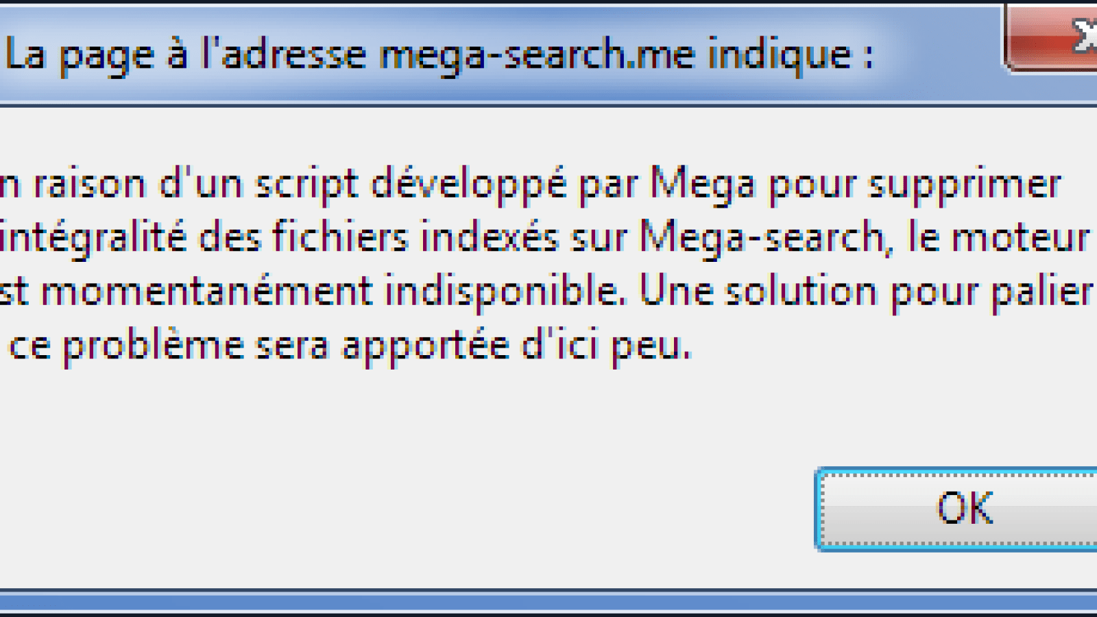 Mega supprime d'office les liens diffusés sur Mega-Search - Numerama