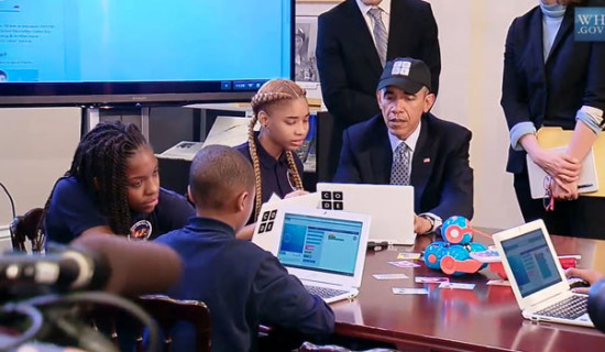 Barack Obama code pour encourager les jeunes à programmer - Numerama