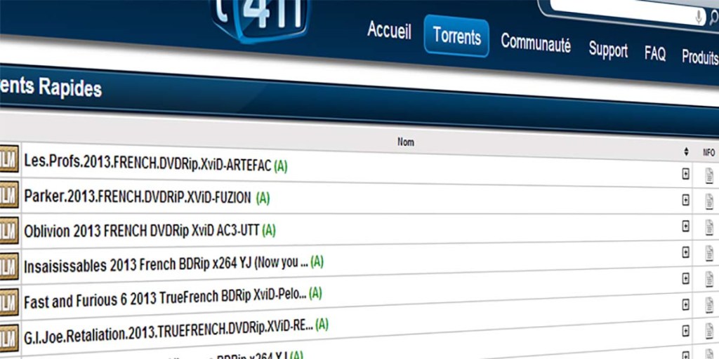 T411 change encore de nom de domaine - Numerama