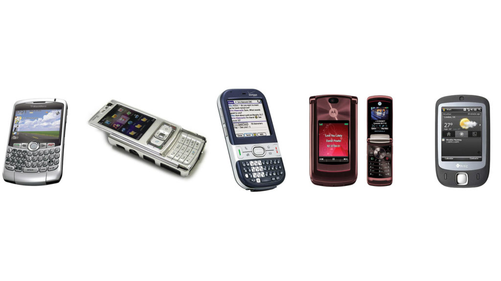 À quoi ressemblaient les smartphones en 2007, à l'annonce de l'iPhone ...