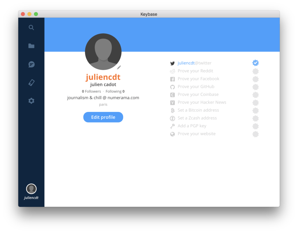 Keybase Chat vous permet d'envoyer des messages chiffrés à n'importe ...
