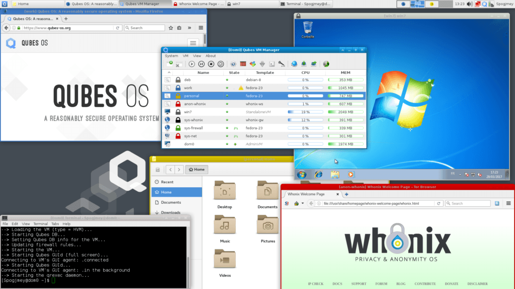 Test de Qubes, l'OS recommandé par Snowden : la sécurité ultime vaut ...