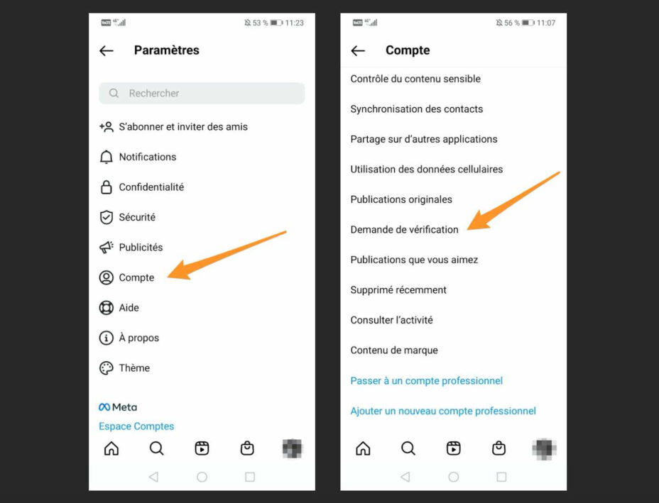 Comment demander la certification sur Instagram - Numerama