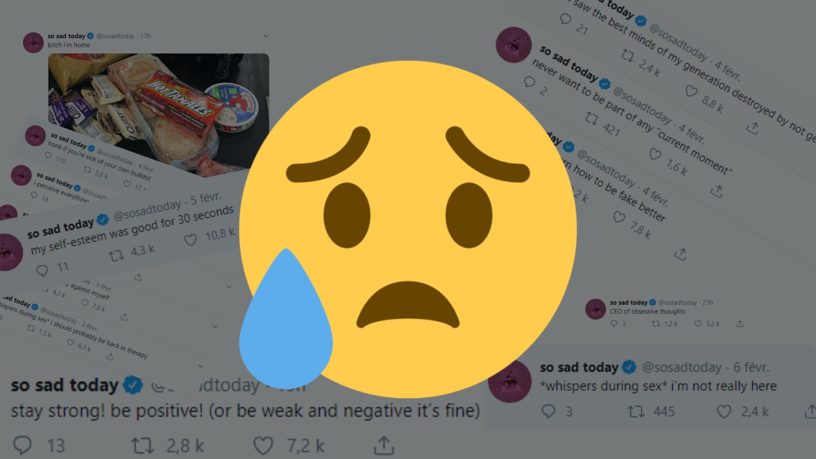 So sad today : comment un compte Twitter sur la dépression est devenu ...