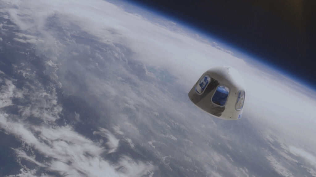 Découvrez l'intérieur de la capsule spatiale de Blue Origin - Numerama