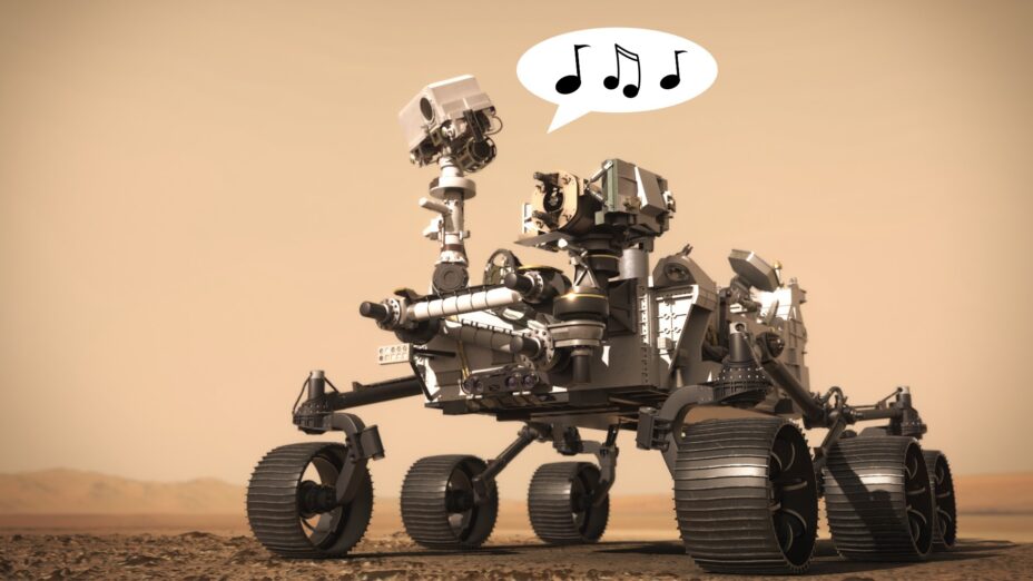 On connaît la vitesse du son sur Mars, et c'est bien différent de la ...