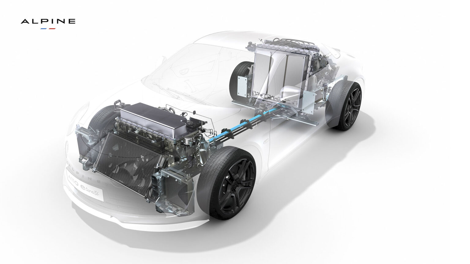 L’Alpine A110 E-ternité teste une implantation de batterie ...