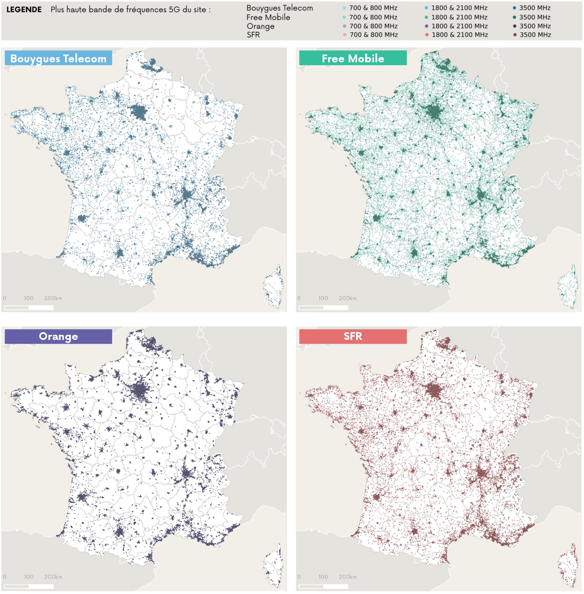 Quel opérateur a le meilleur réseau mobile en 2025 entre Free, Orange ...