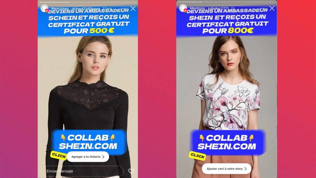 « Deviens ambassadeur Shein » : j'ai cliqué sur cette arnaque Instagram hyper répandue - Numerama